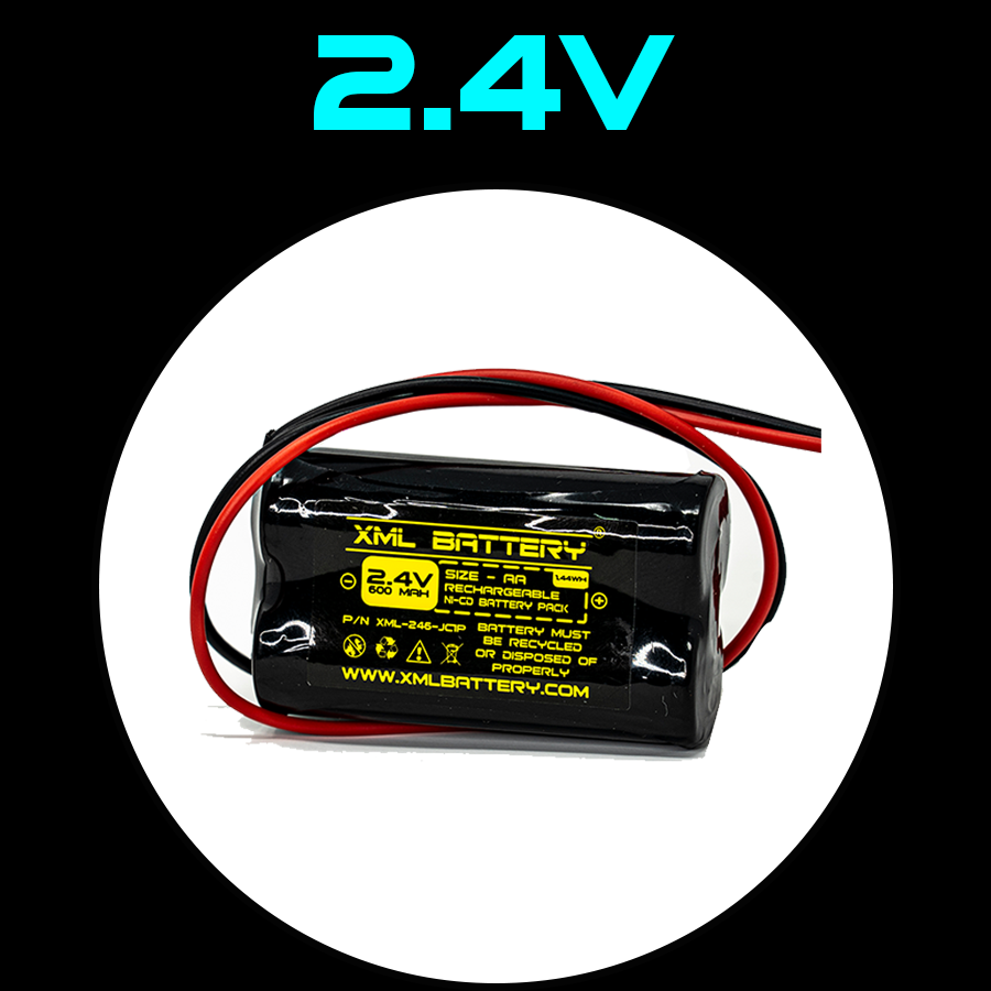 2.4v Batteries – XML Battery