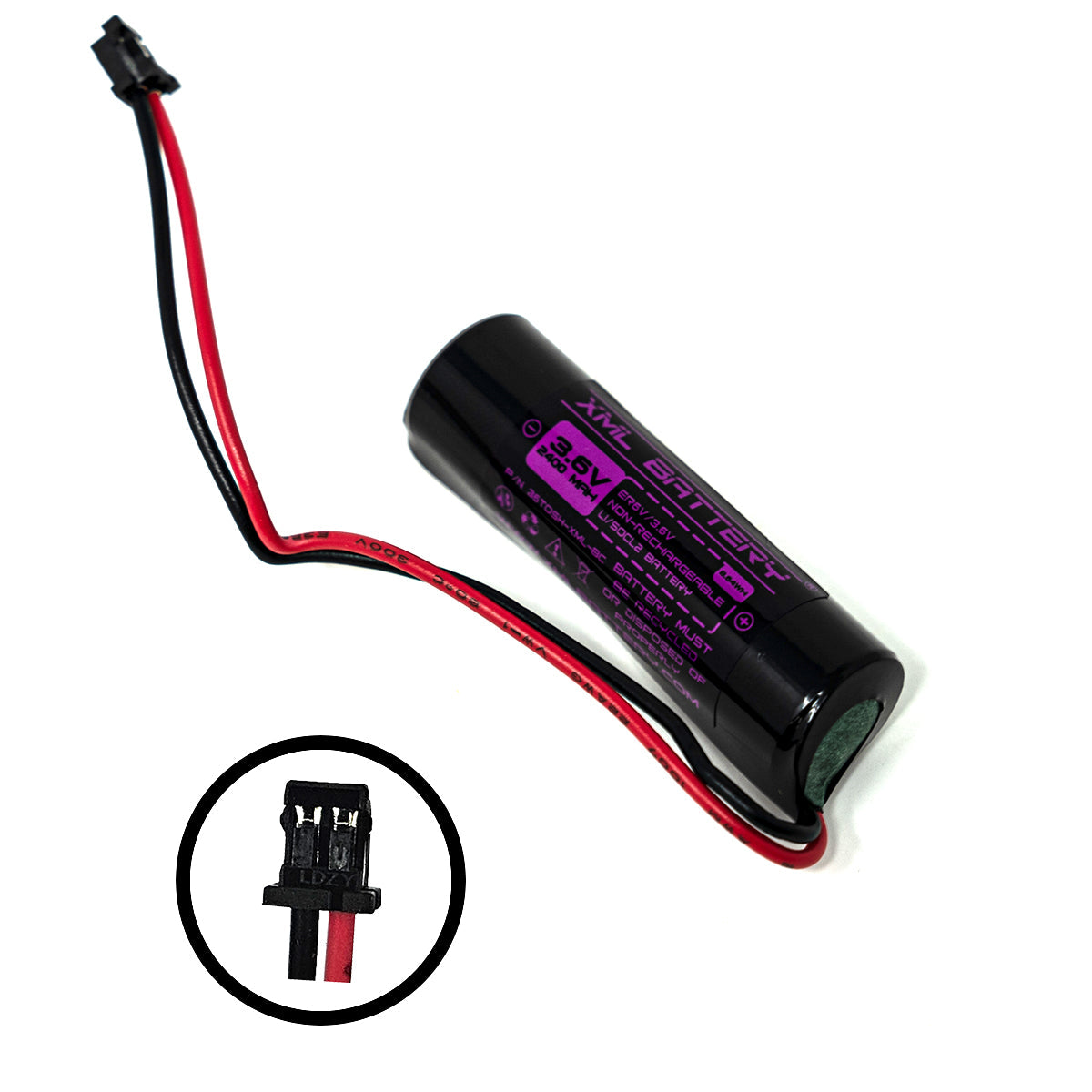 Mitsubishi M70 PLC Toshiba With Black Plug ER6V/3.6V LS14500-MDS Lithi ...
