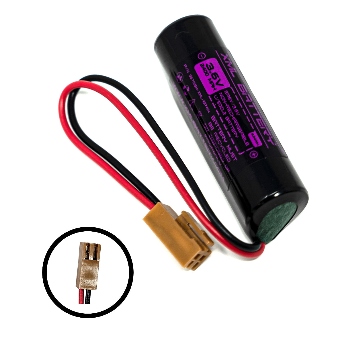 ER6VC119A ER6V 3.6V ER6VC119B 3.6v 2400mAh Non-Rechargeable Lithium Ba ...